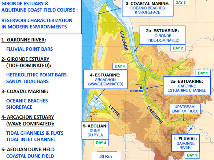 Gironde Estuary & Atlantic Coast Fieldtrip